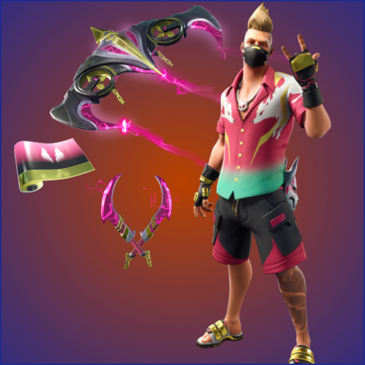 Summer Drift Oozie Dual Edge Kitsune Driftstream Fortnite Item Skin Database Digitaltq