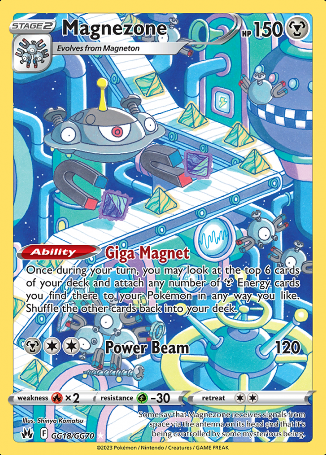 Magnezone - Crown Zenith - Rare Holo - Pokemon TCG - DigitalTQ