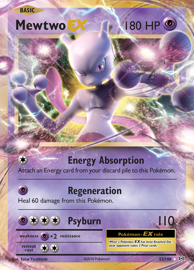 Mewtwo EX - Evolutions - Rare Holo EX - Pokemon TCG - DigitalTQ