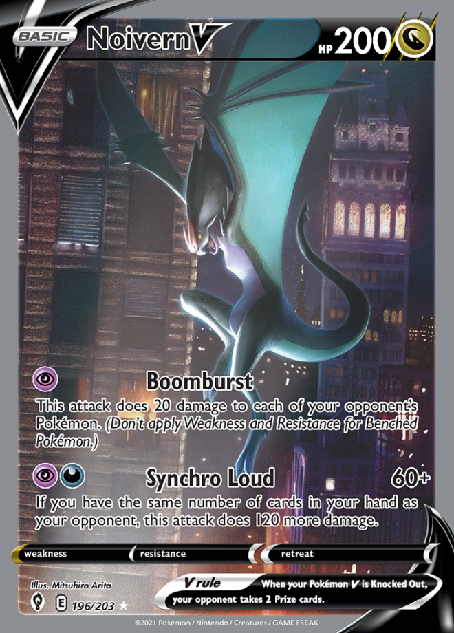 Noivern V Evolving Skies Ultra Rare Pokemon Tcg Digitaltq