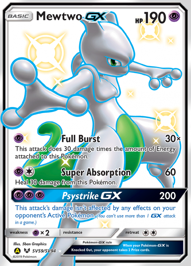Mewtwo GX - Hidden Fates: Shiny Vault - Ultra Rare - Pokemon TCG ... Mewtwo GX - Hidden Fates: Shiny Vault - Ultra Rare - Pokemon TCG ...