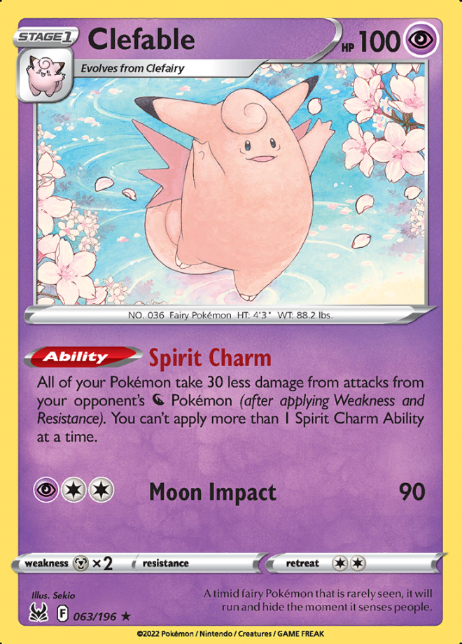 Clefable - Lost Origin - Rare - Pokemon TCG - DigitalTQ