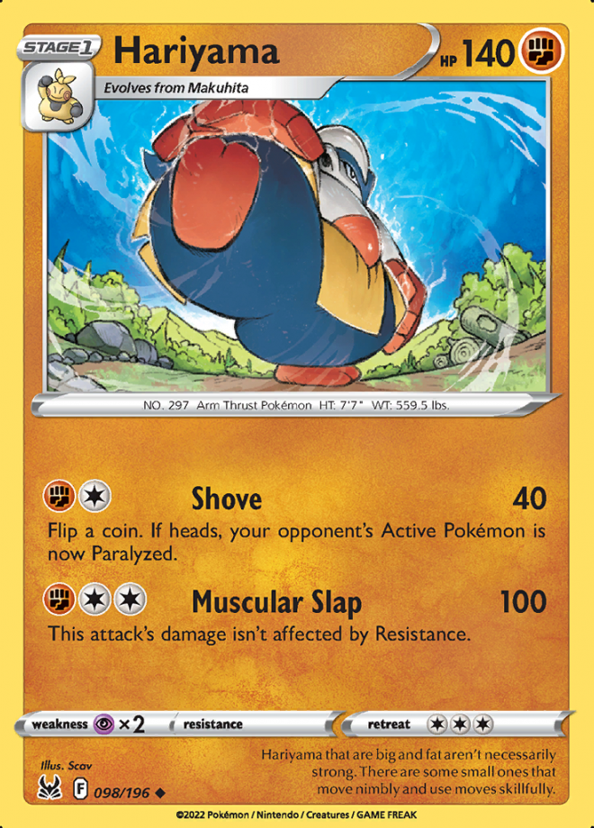 Hariyama - Lost Origin - Uncommon - Pokemon TCG - DigitalTQ
