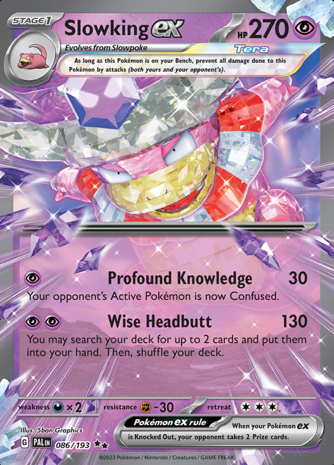 Slowking EX - Paldea Evolved - Double Rare Holo - Pokemon TCG - DigitalTQ