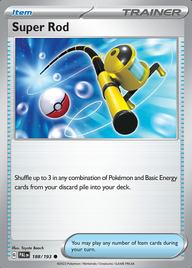 Super Rod - Paldea Evolved - Common - Pokemon TCG - DigitalTQ