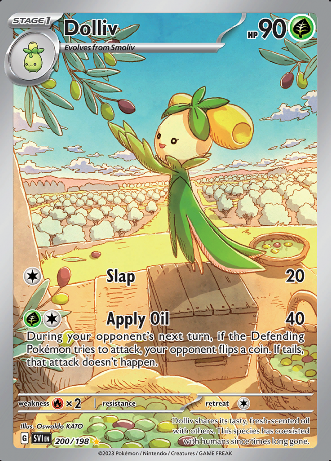 Dolliv Scarlet And Violet Illustration Rare Pokemon Tcg Digitaltq