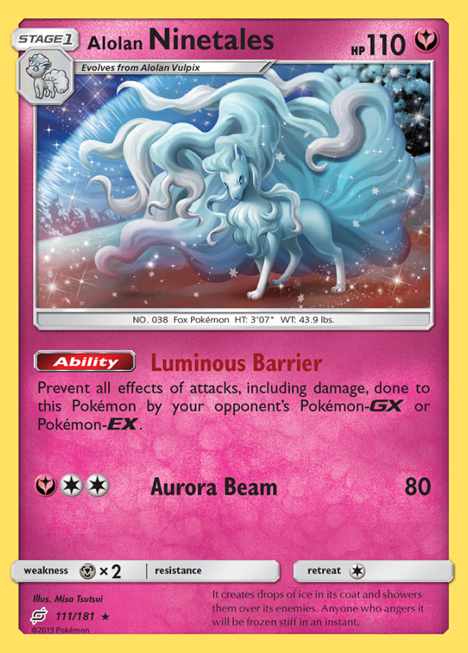 Alolan Ninetales - Team Up - Rare Holo - Pokemon TCG - DigitalTQ