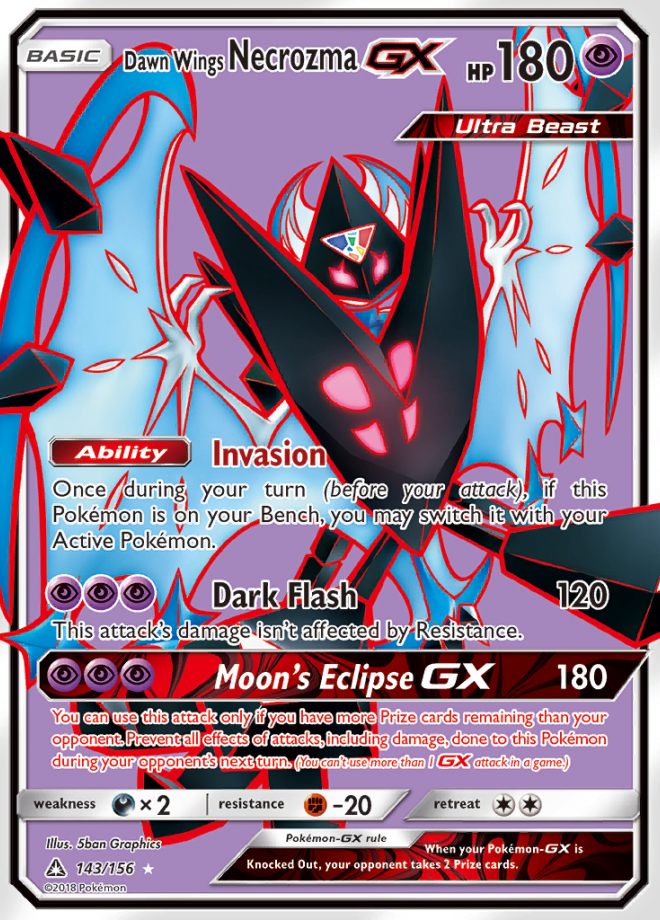 Dawn Wings Necrozma GX - Ultra Prism - Ultra Rare - Pokemon TCG - DigitalTQ
