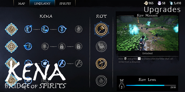 Kena: Bridge Of Spirits - All Upgrades - DigitalTQ